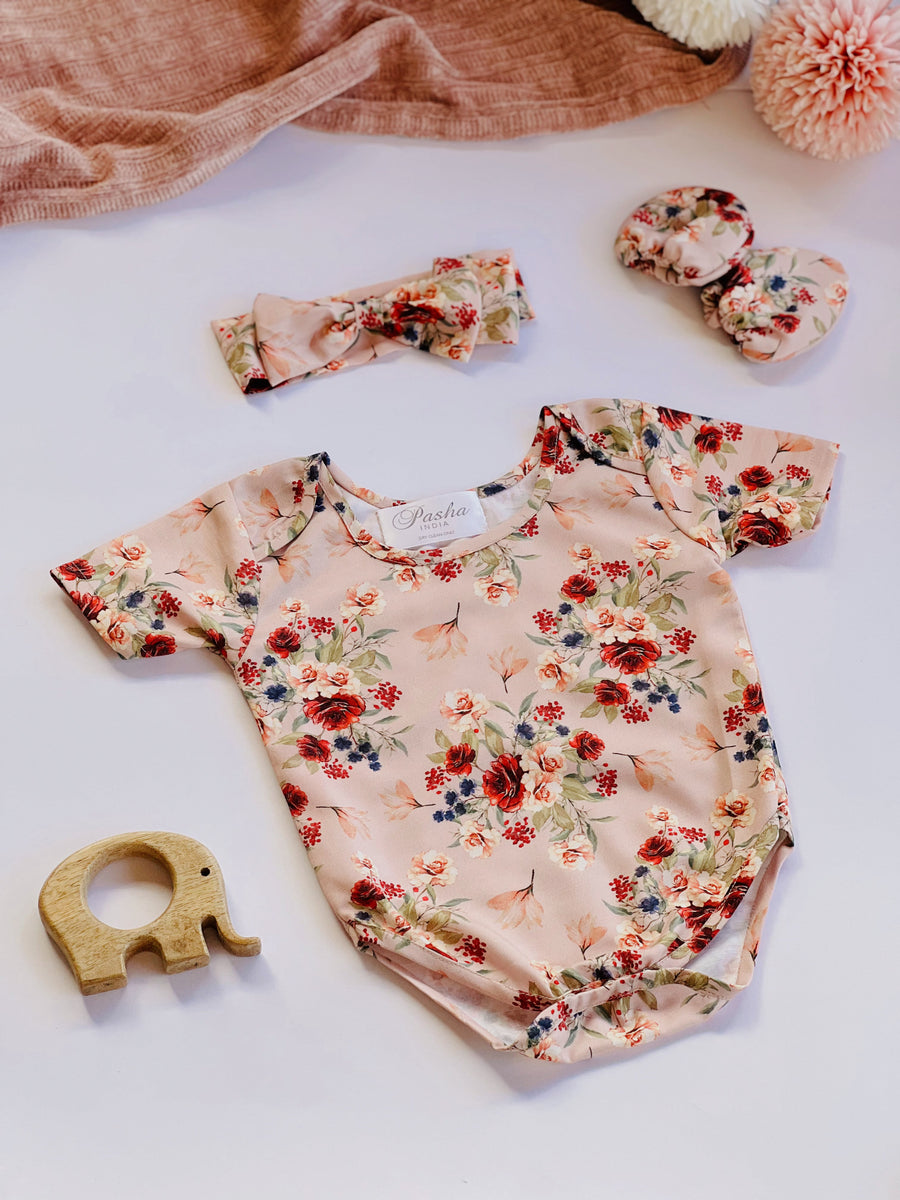 Peachy Onesie Set – Pasha India